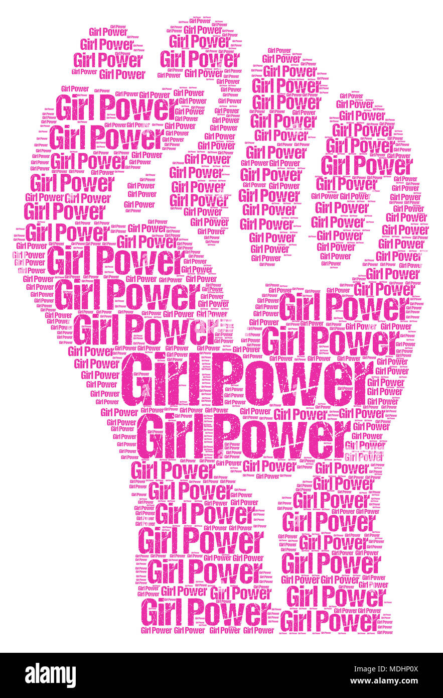 Girl power Cut Out Stock Images & Pictures - Alamy
