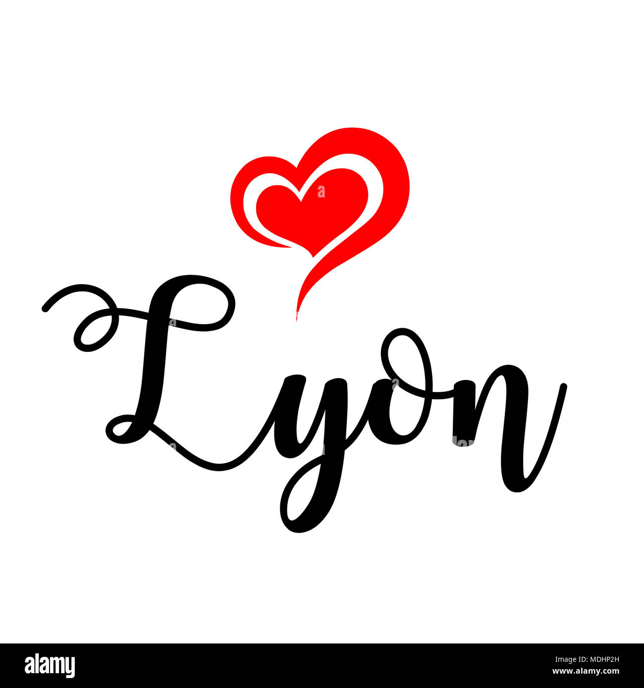 Lyon sign Cut Out Stock Images & Pictures - Alamy