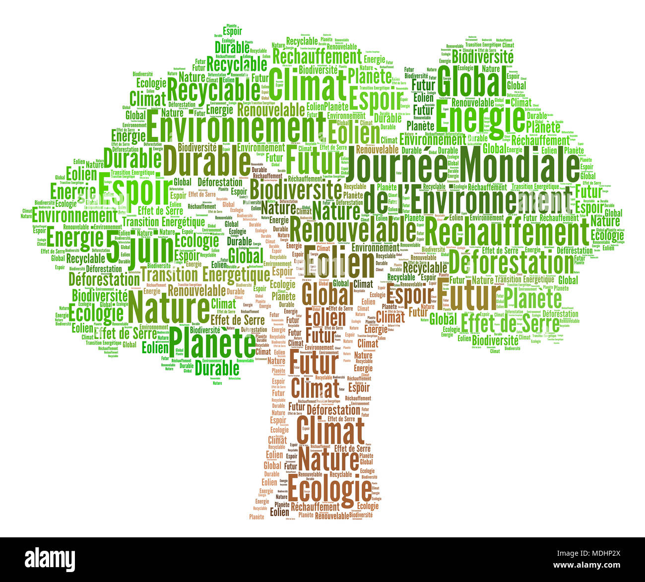 Word environment day Cut Out Stock Images & Pictures - Alamy