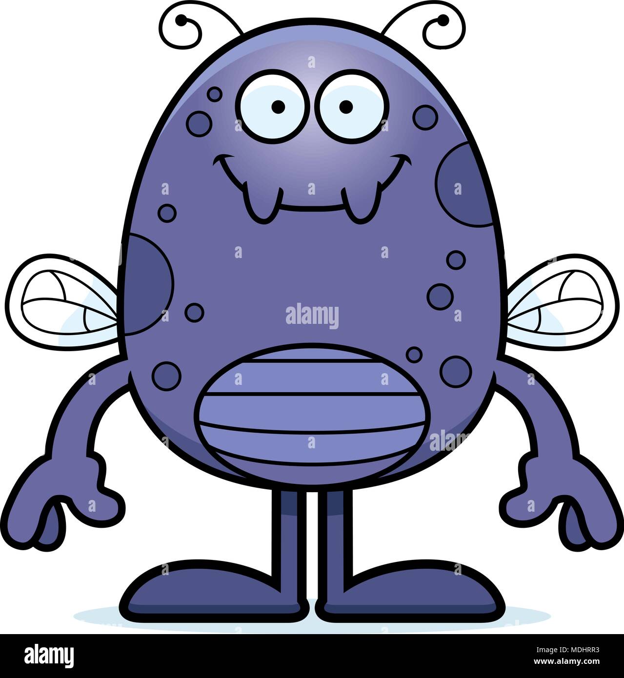 A cartoon illustration of a fly smiling Stock Vector Image & Art - Alamy
