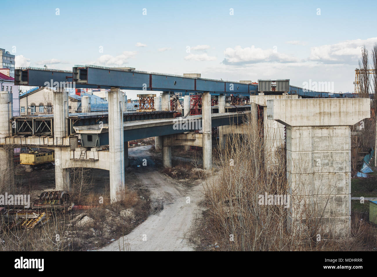 Bridge under construction Stock Photo - Alamy