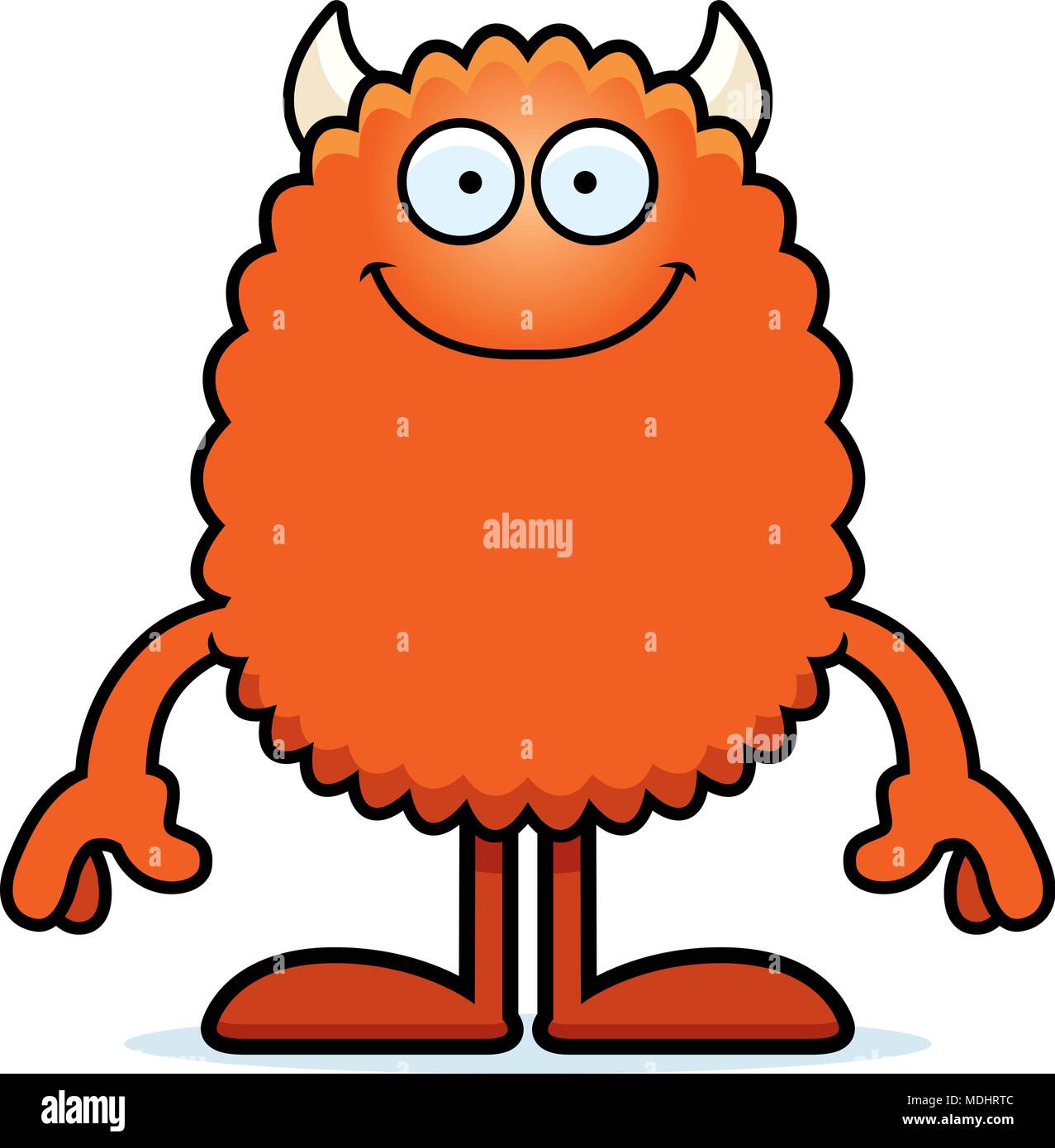 A cartoon illustration of a monster smiling Stock Vector Image & Art ...