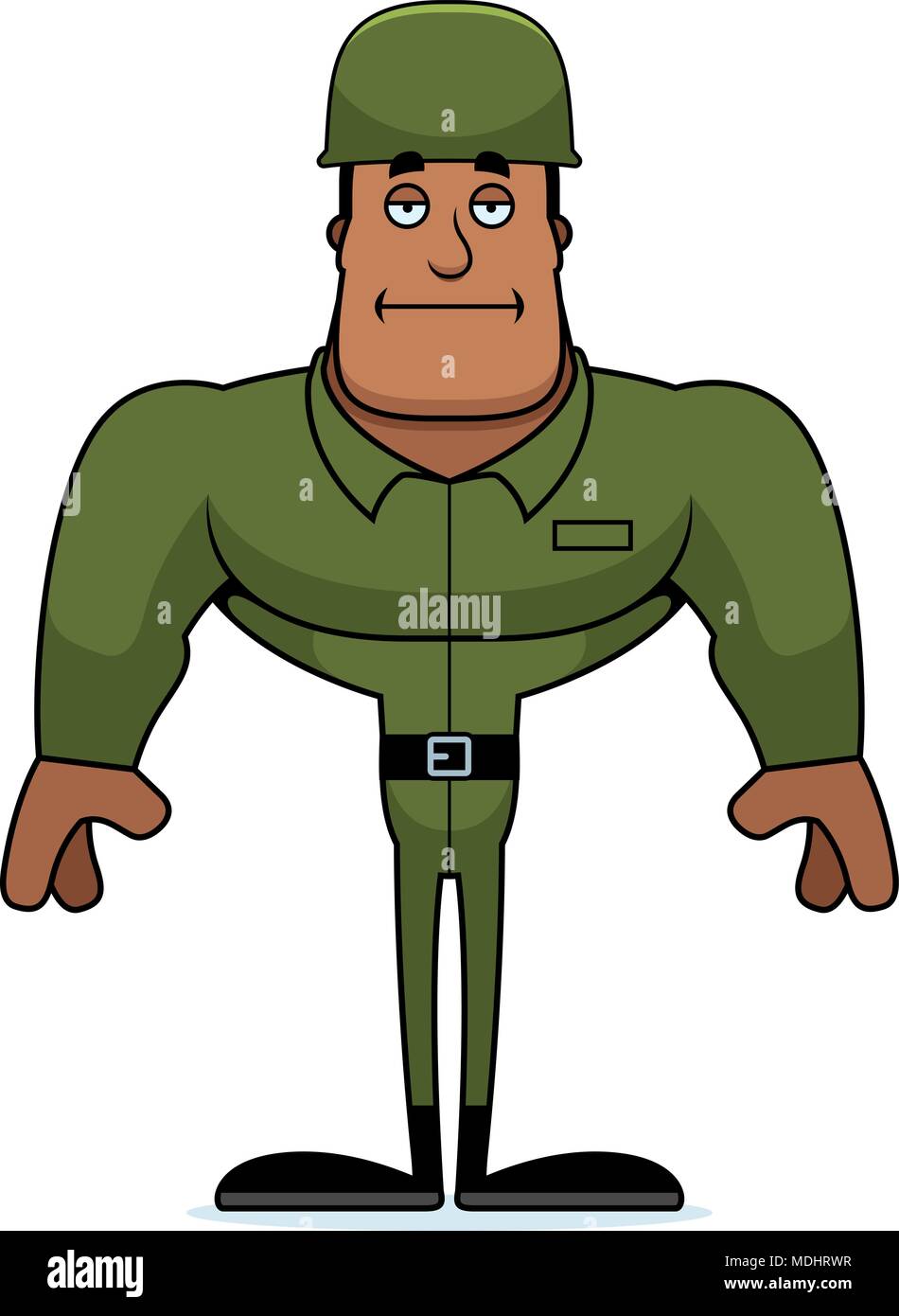 A cartoon soldier looking bored Stock Vector Image & Art - Alamy
