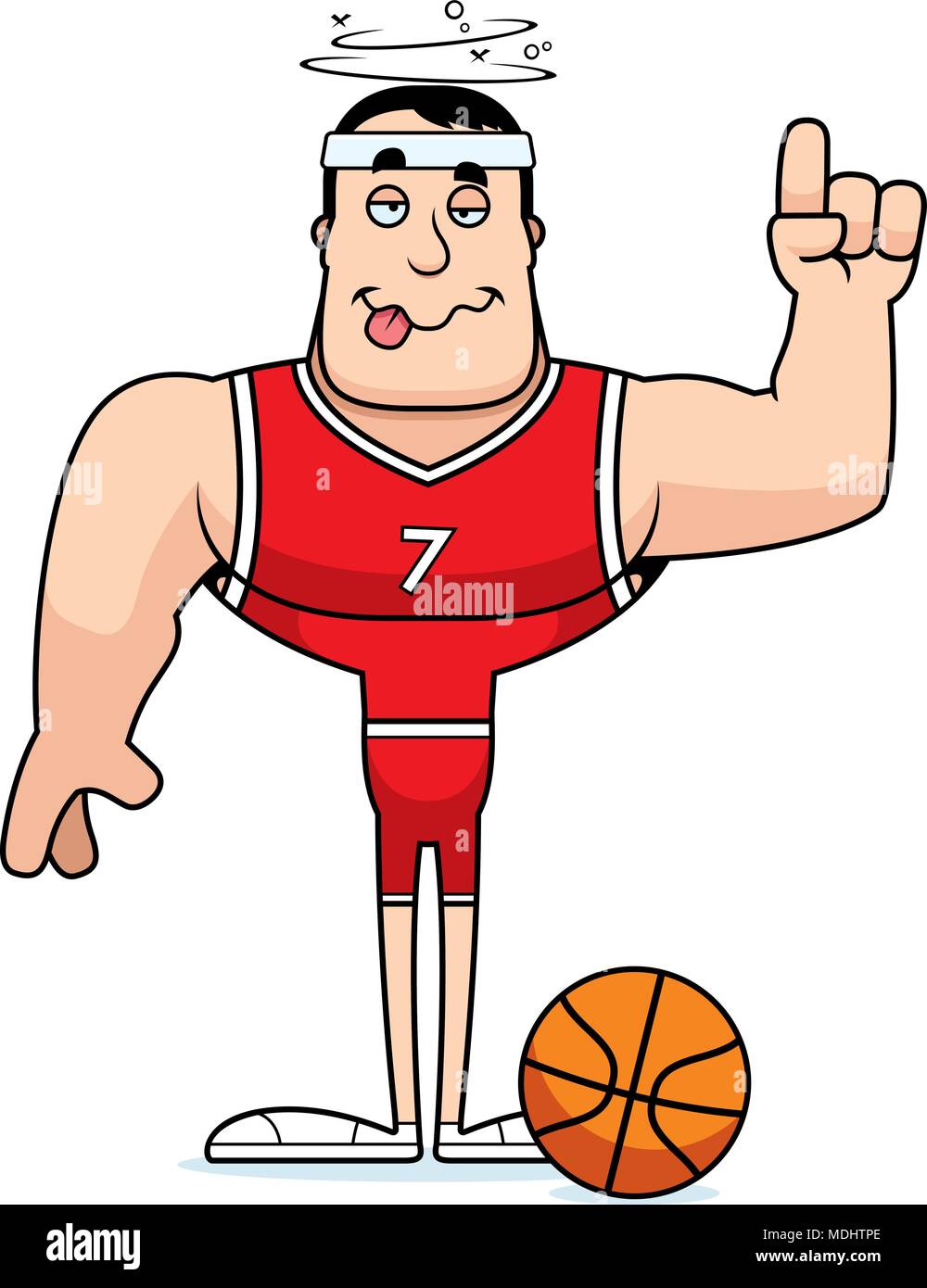 A cartoon basketball player looking drunk Stock Vector Image & Art - Alamy