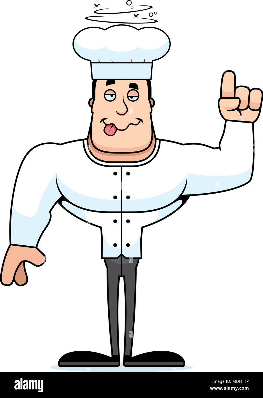 A cartoon chef looking drunk Stock Vector Image & Art - Alamy