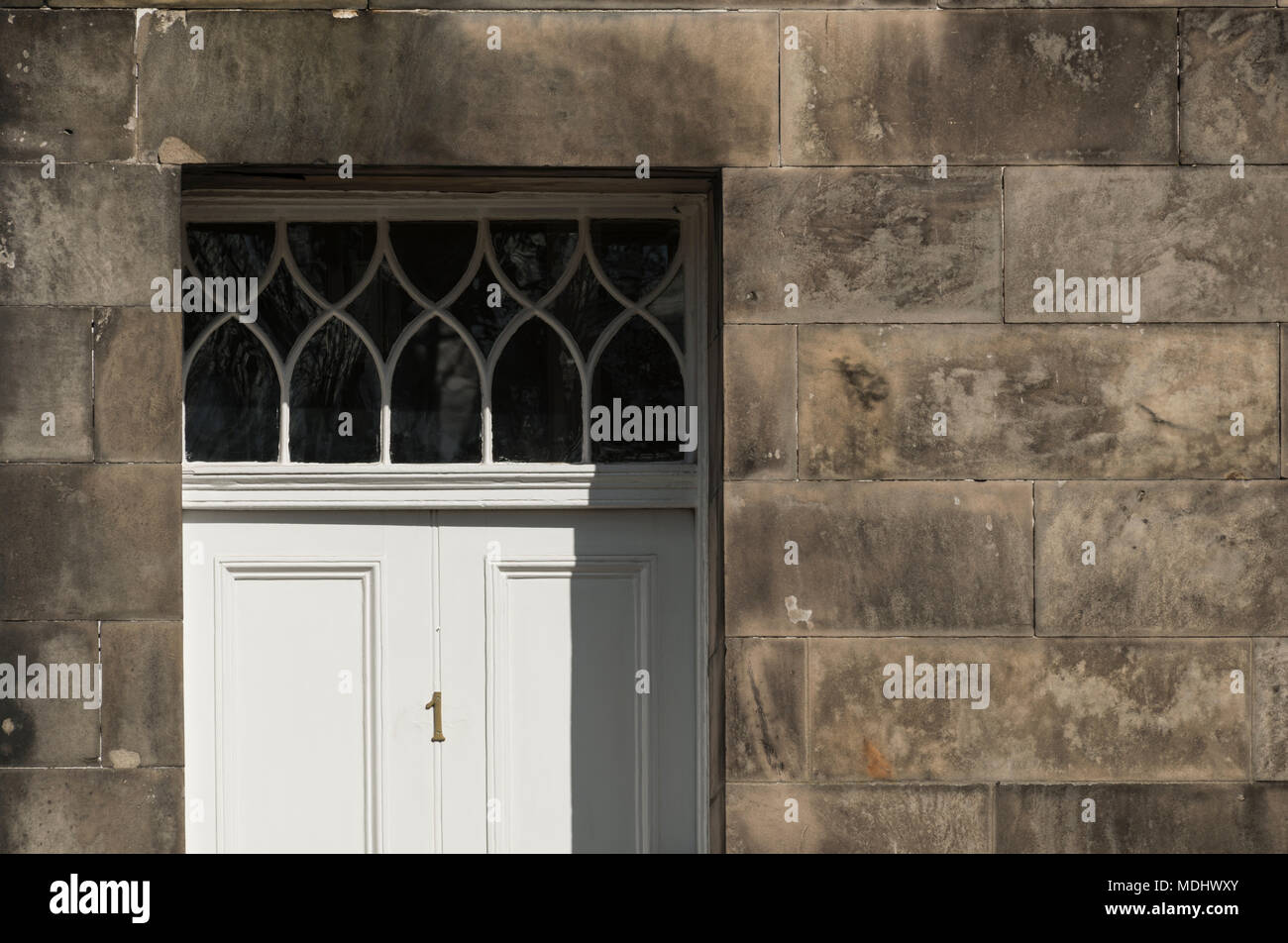Architectural detail of regency period townhouses in Marshall Place ...