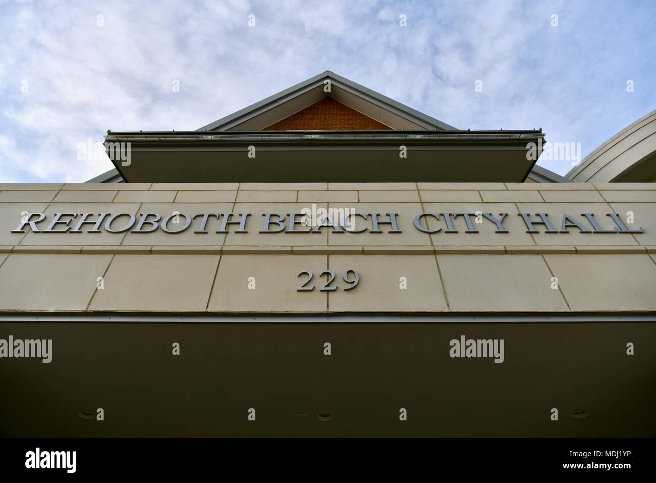 Rehoboth Beach city hall, Delaware, USA Stock Photo - Alamy