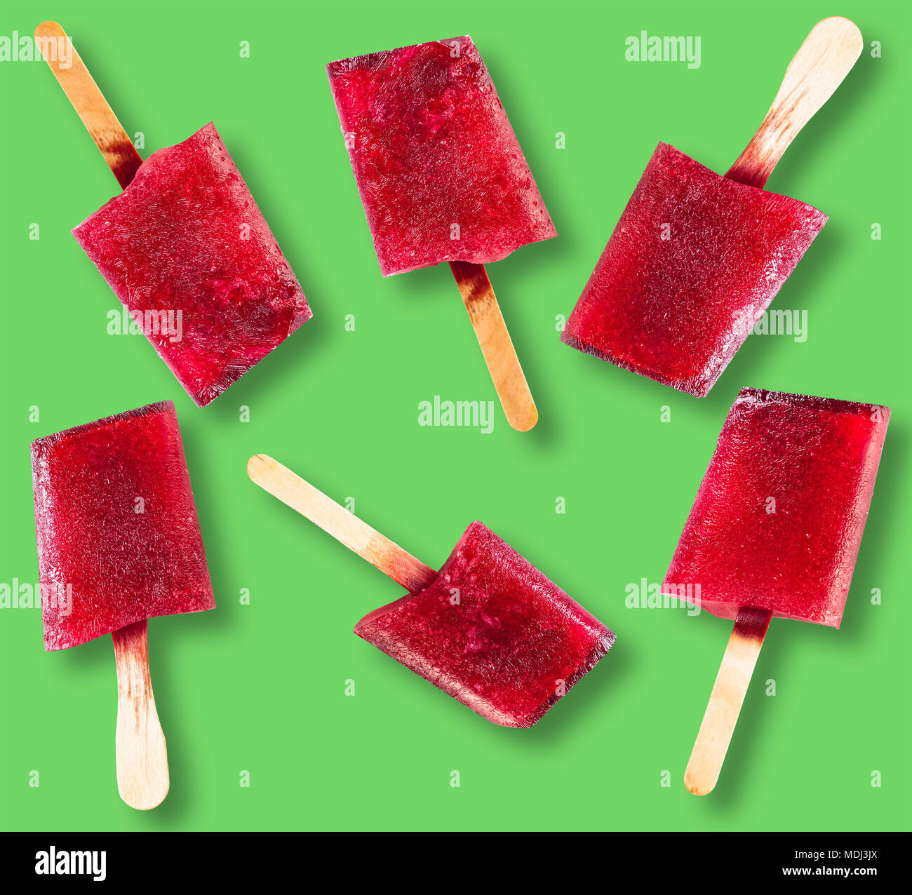 food background, berry fruit ice on green Stock Photo - Alamy