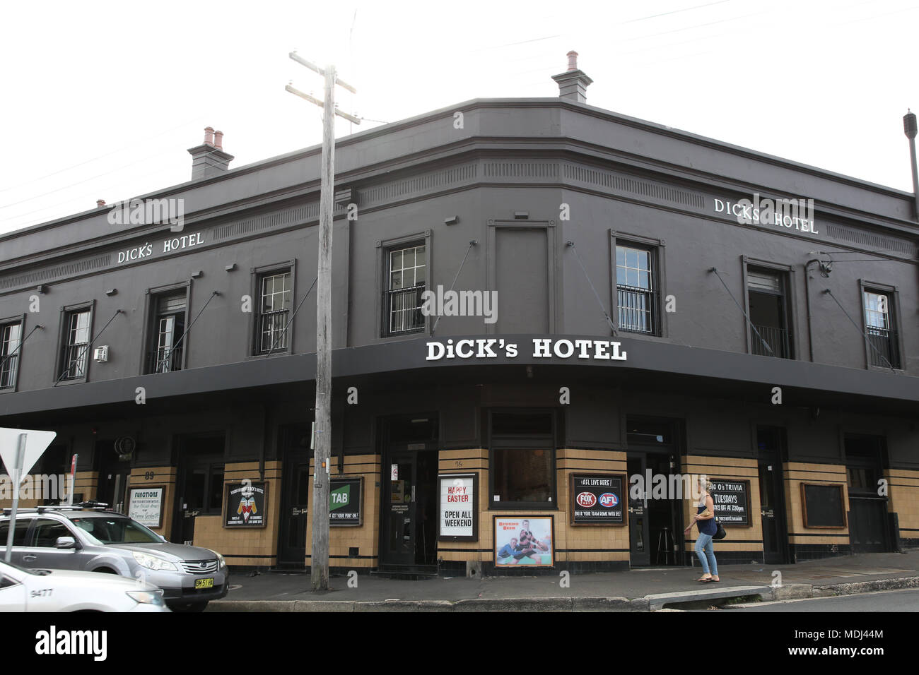 Dick’s Hotel, 89 Beattie St, Balmain NSW 2041 Stock Photo - Alamy