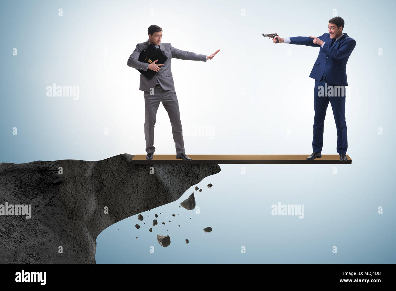 Partnership and teamwork concept with two businessmen Stock Photo - Alamy