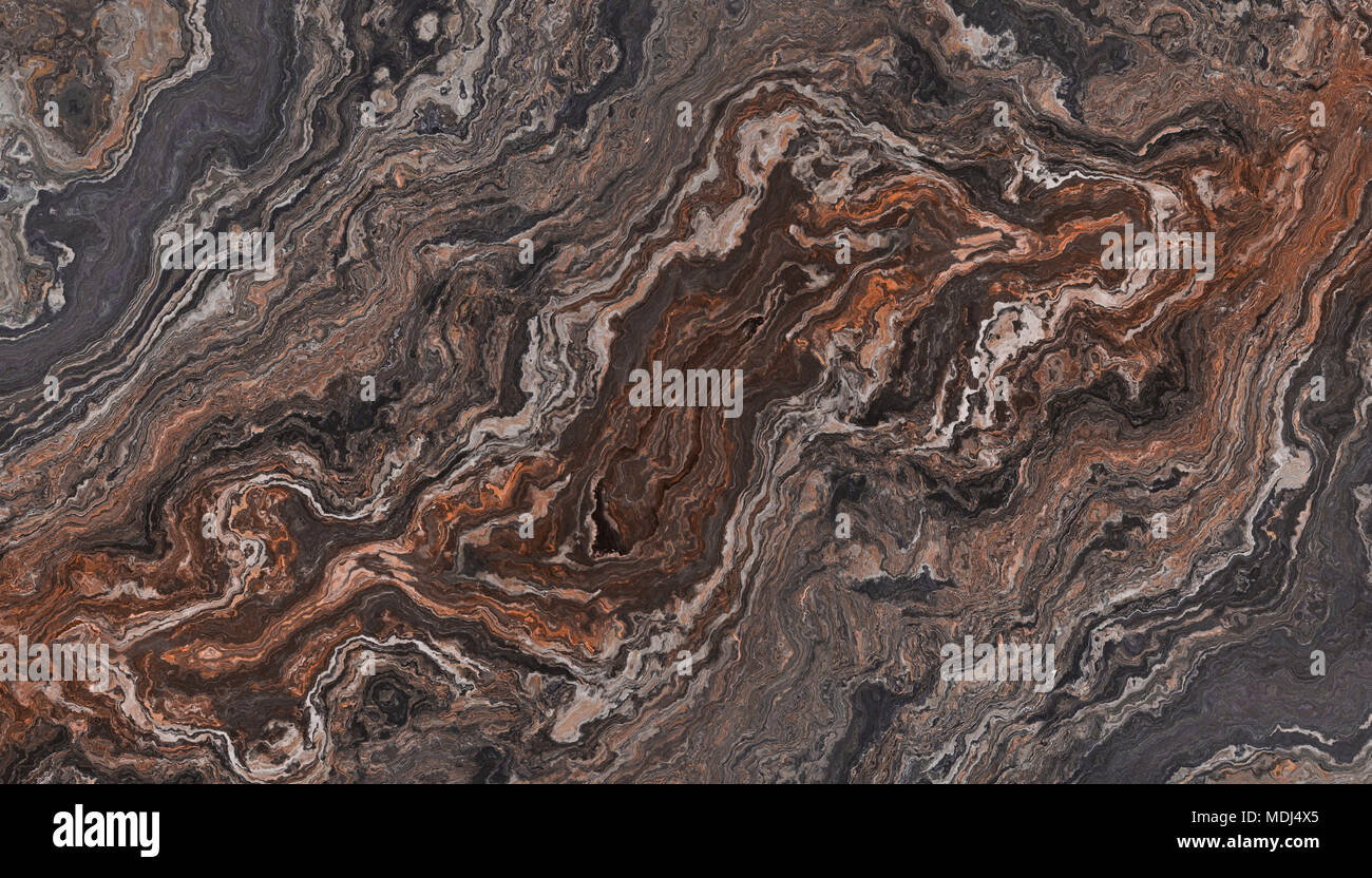 Dark brown marble texture with rough pattern. 2d illustration Stock ...