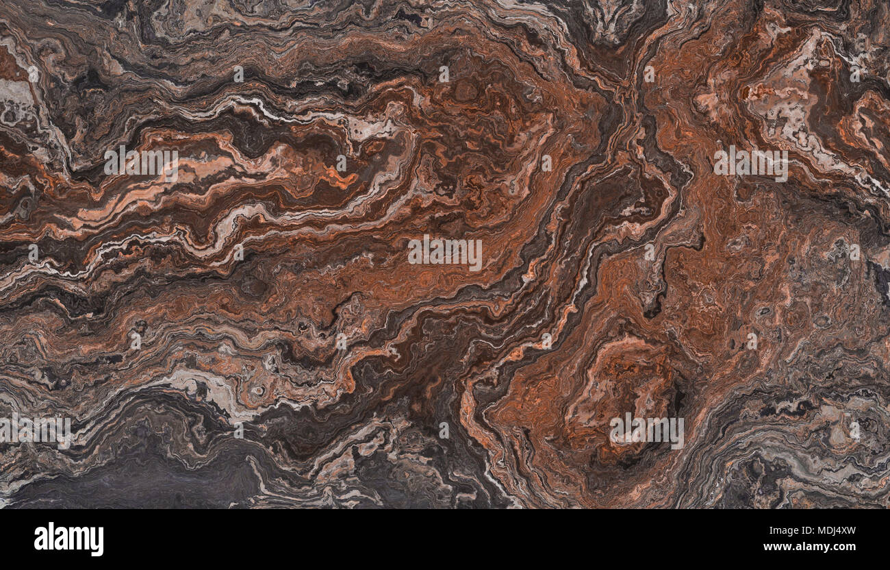 Dark brown marble texture with rough pattern. 2d illustration Stock ...