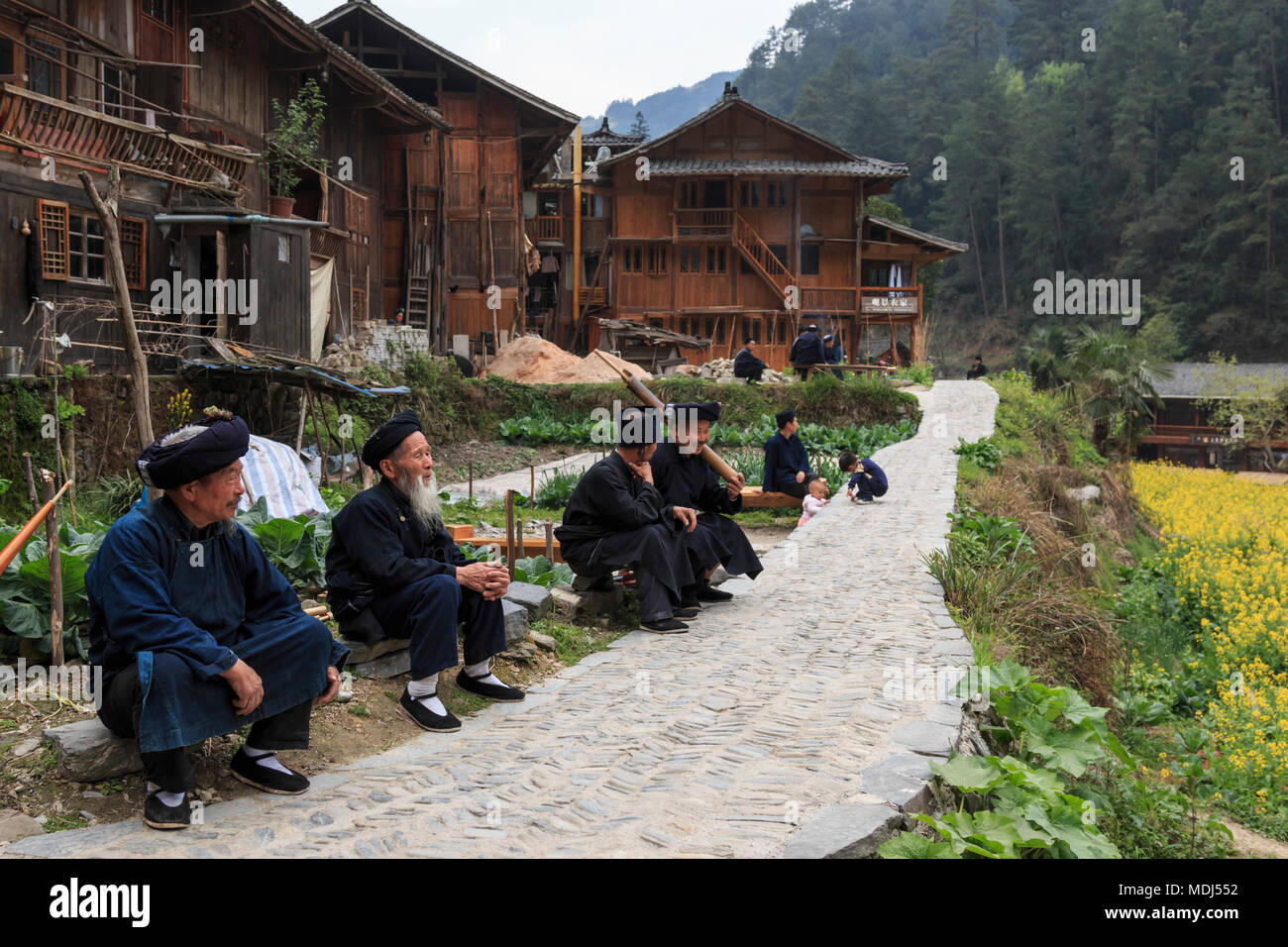 Langde miao village in guizhou hi-res stock photography and images - Alamy