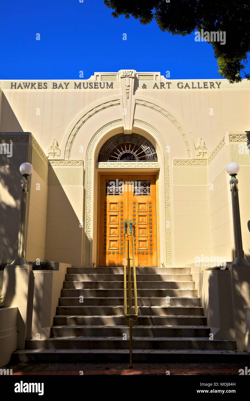 MTG Hawkes Bay Art Deco Building, Napier, Hawkes Bay, New Zealand ...