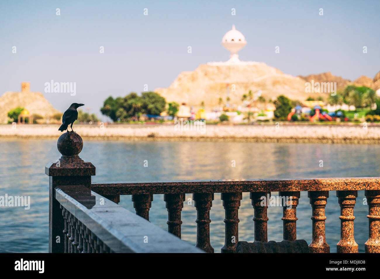 The big incense burner landmark along the corniche in Muscat, Oman ...