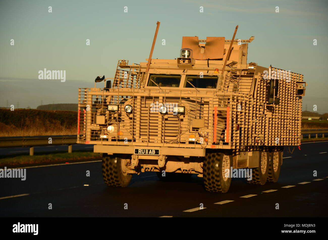 British army convoy mastiff hi-res stock photography and images - Alamy