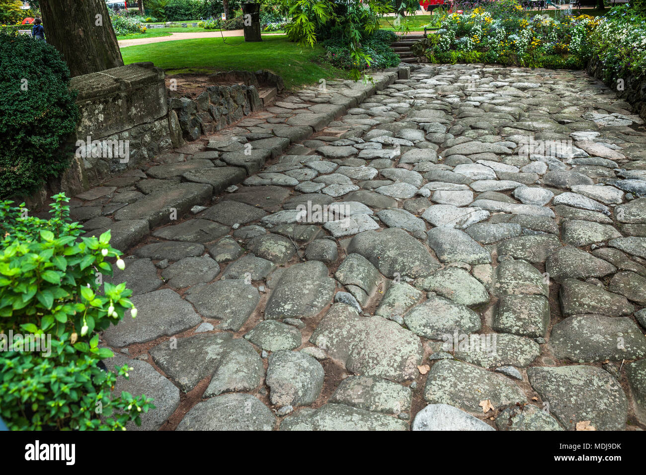 Tourism street roman road hi-res stock photography and images - Alamy