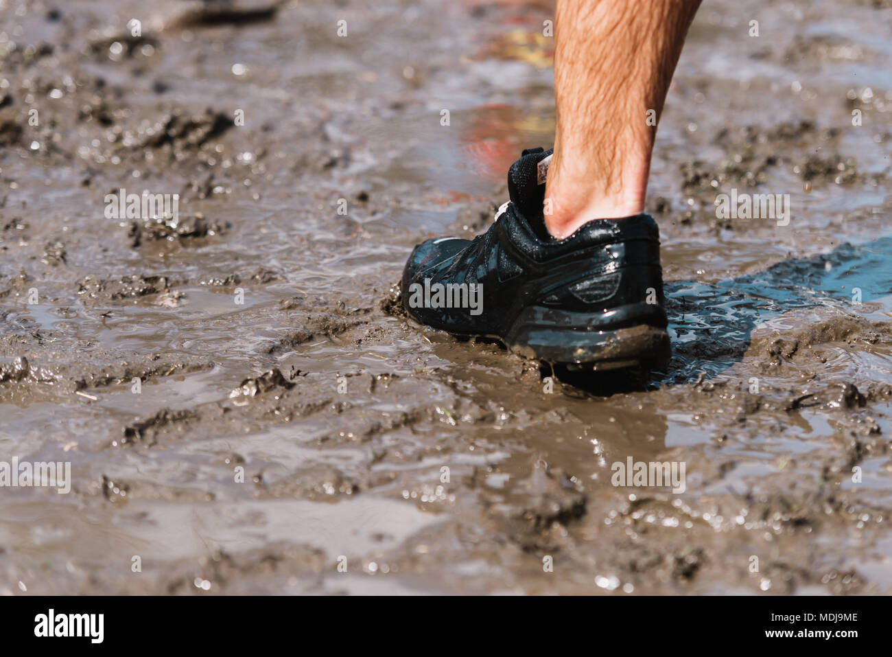Rain girl sport field hi-res stock photography and images - Alamy