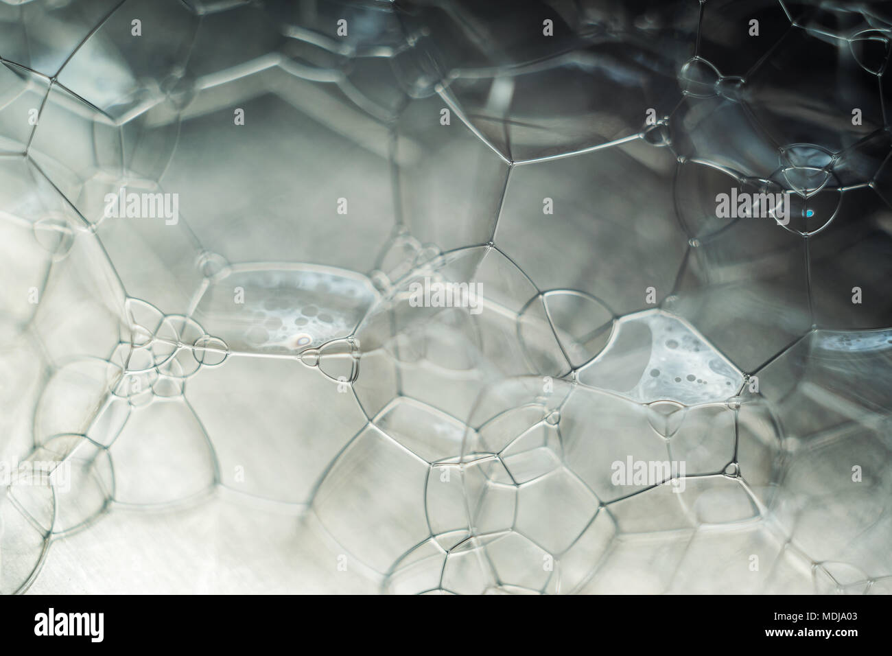 Macro of soap bubbles Stock Photo - Alamy
