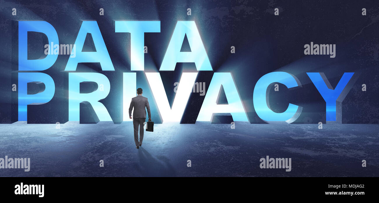 Data privacy concept in modern IT technology Stock Photo - Alamy