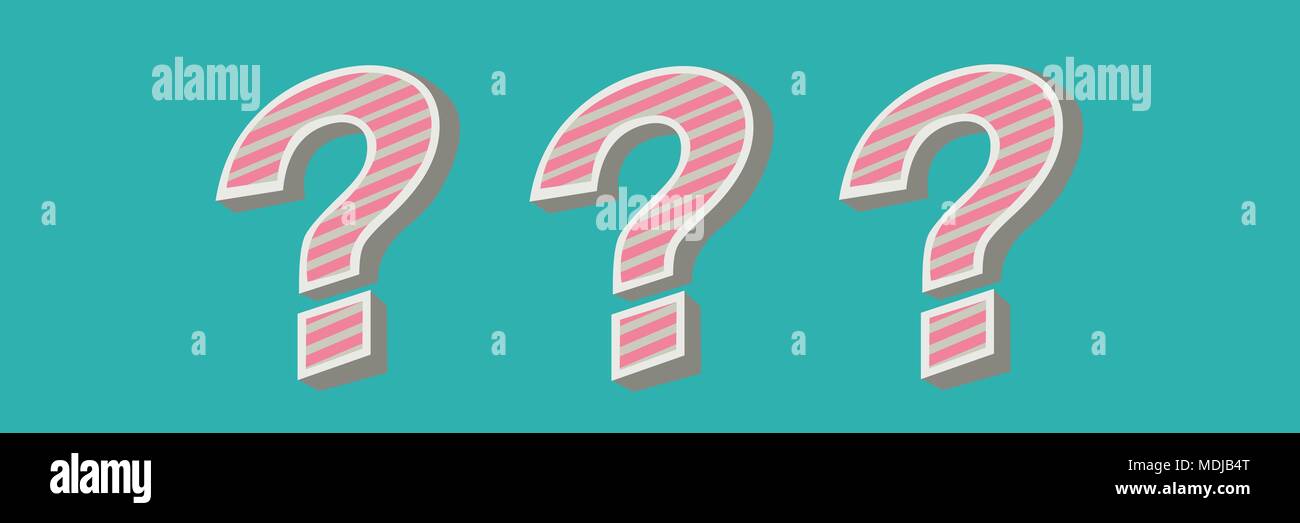 funky question marks Stock Photo - Alamy