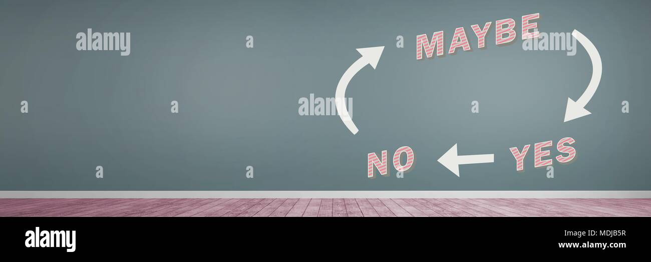 Yes no maybe hi-res stock photography and images - Alamy