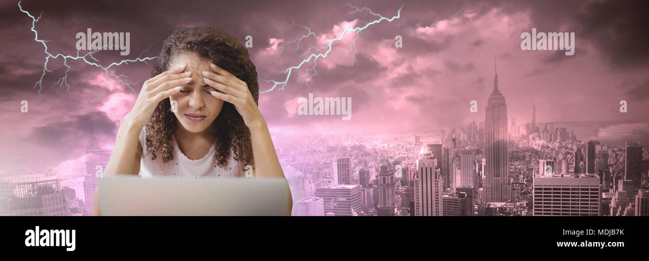 Lightning strikes building hi-res stock photography and images - Alamy