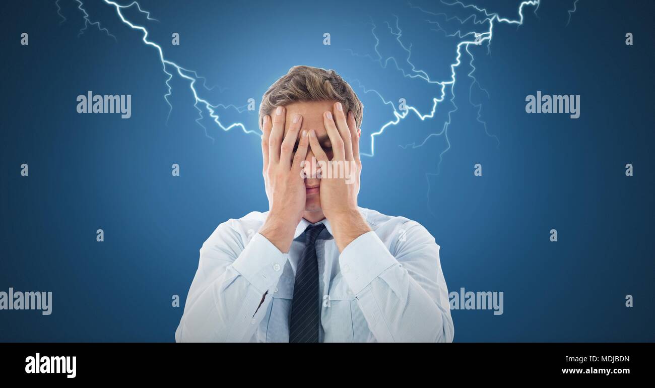 Lightning strikes man hi-res stock photography and images - Alamy