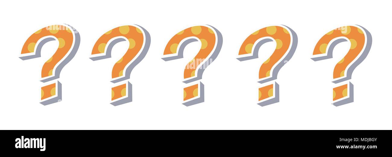 funky cool question marks Stock Photo - Alamy