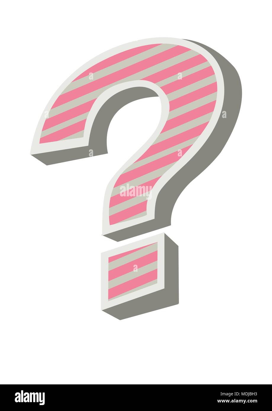 funky question mark Stock Photo - Alamy