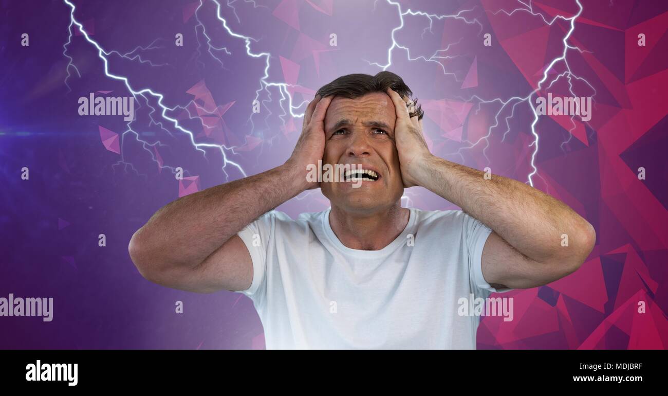 Lightning strikes man hi-res stock photography and images - Alamy