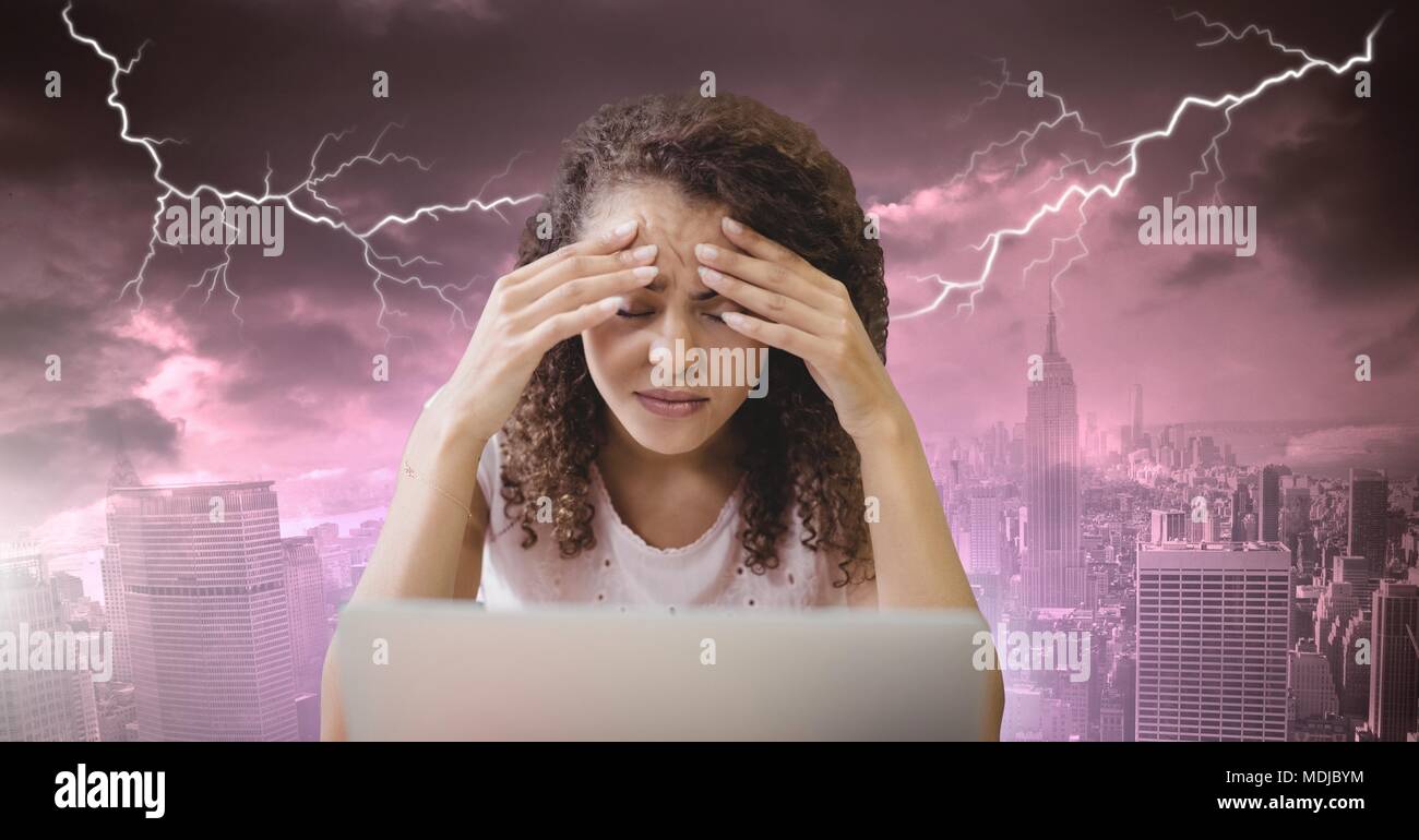 Lightning strikes building hi-res stock photography and images - Alamy