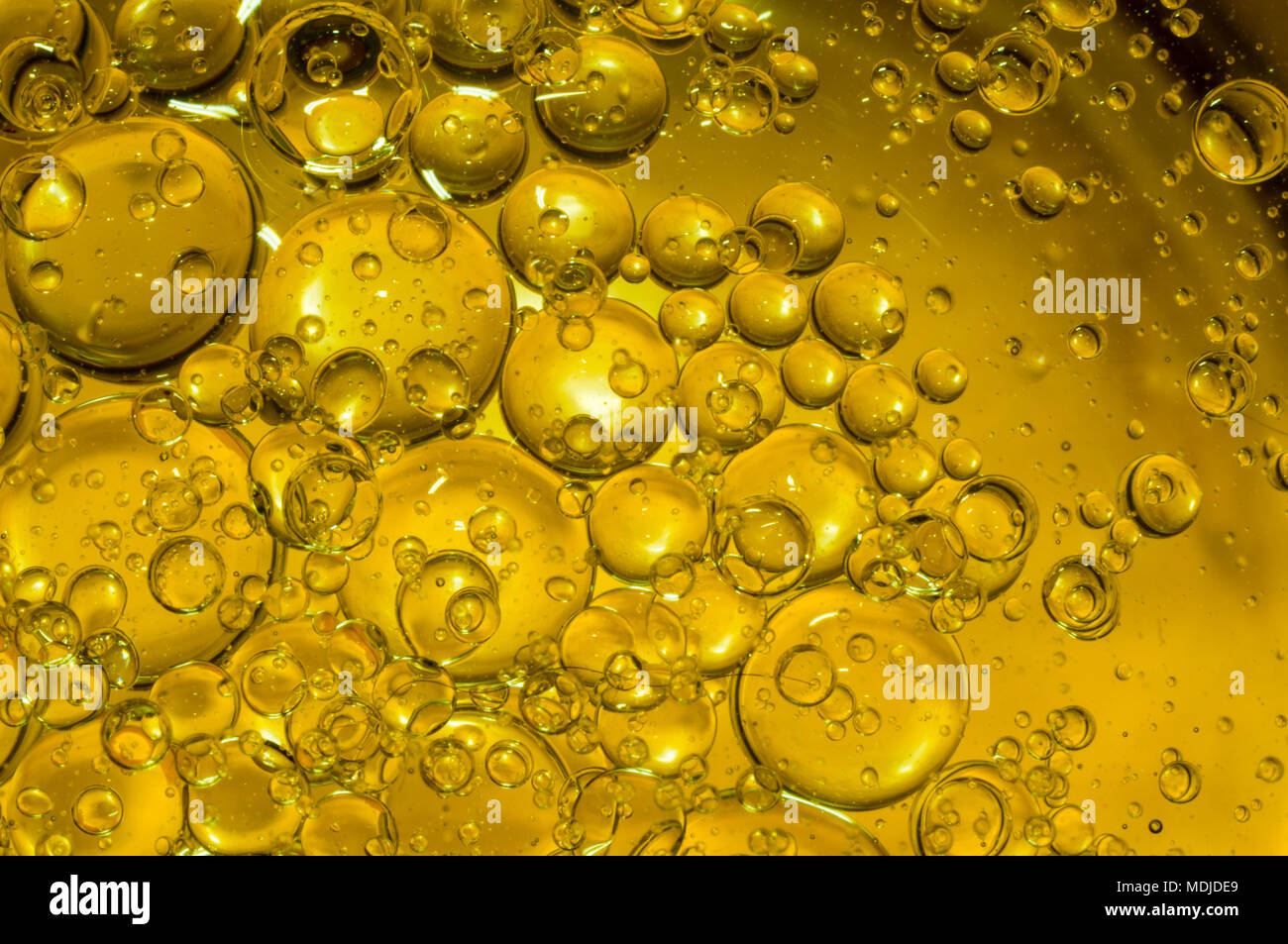 Bubble yellow background.Waterdrop yellow background Stock Photo - Alamy