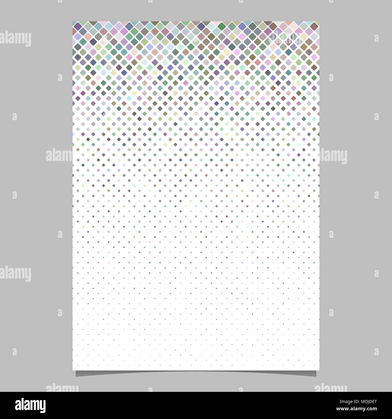 Geometrical Pattern Brochure Template Background Stock Vector Image