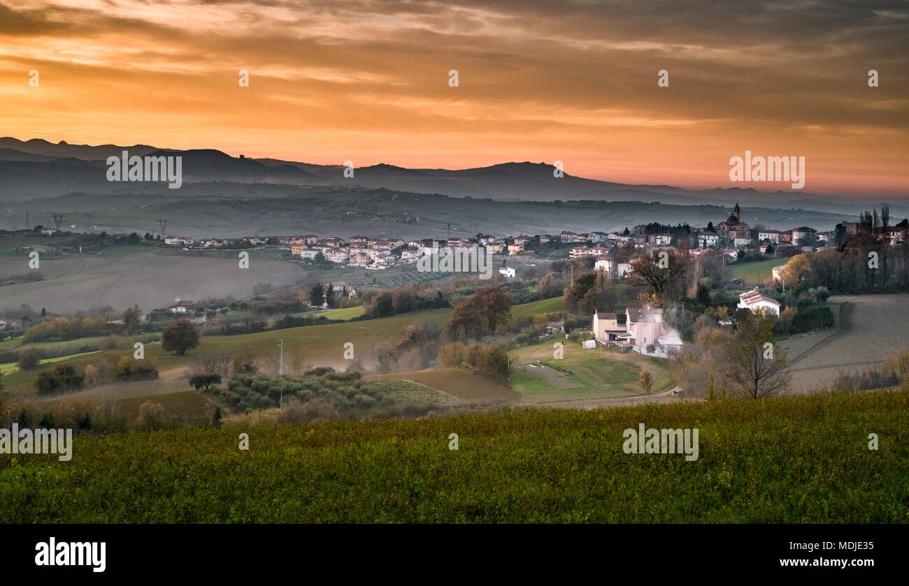Italy marche landscape hi-res stock photography and images - Alamy