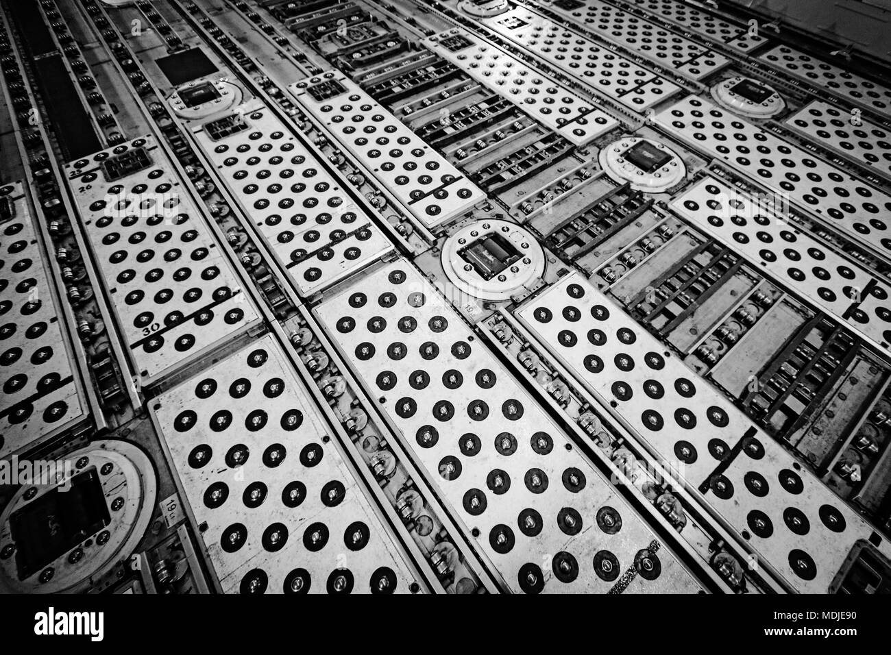 Pallet Transporting System in the Cargo Hold (Main Deck) of a Boeing ...