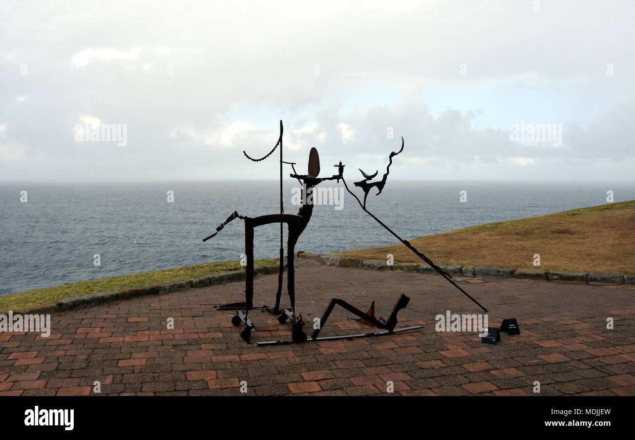 Sydney, Australia - Oct 27, 2017. Orest Keywan: Bronze Age. Sculpture ...