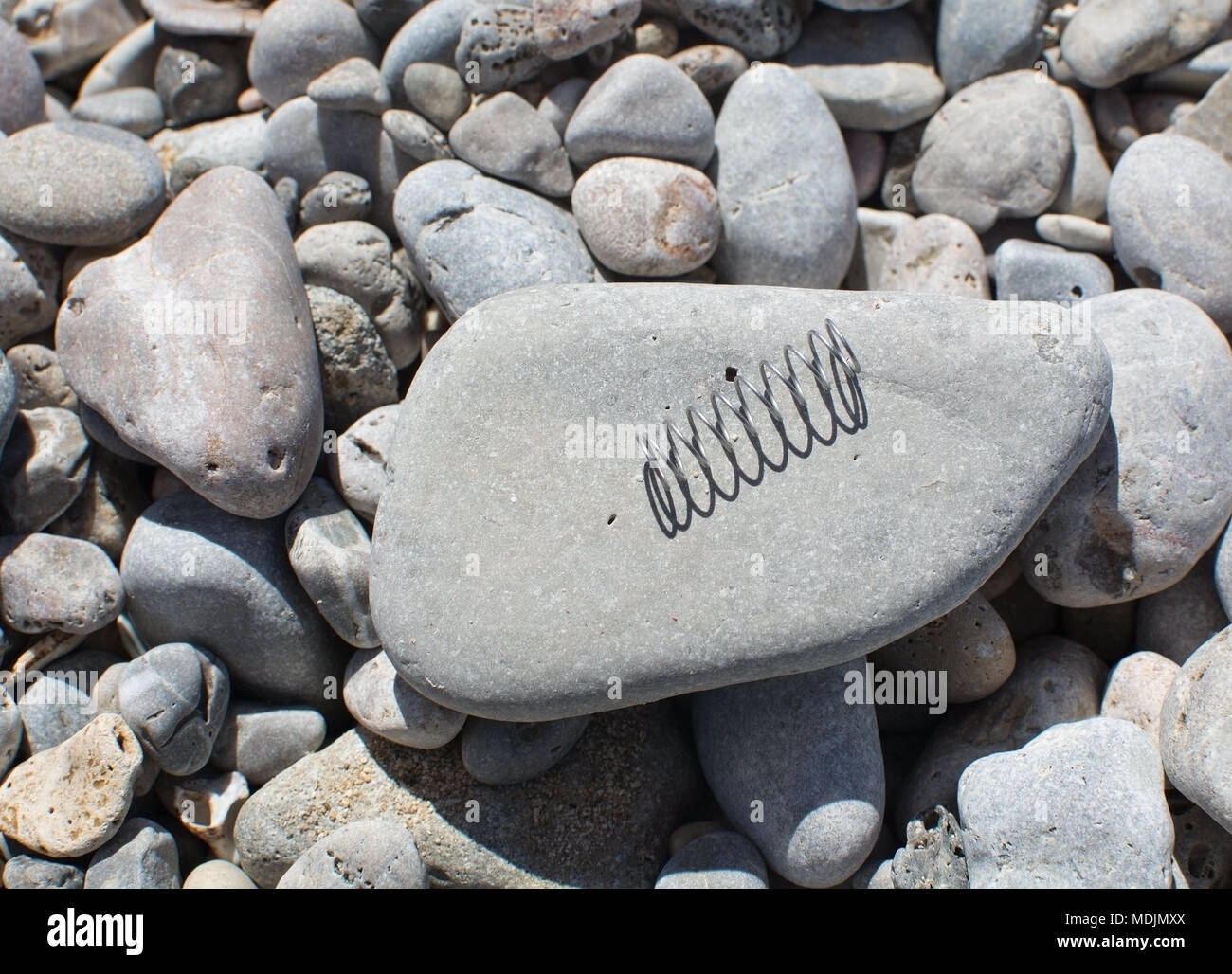 Rounded spanish stones hi-res stock photography and images - Alamy