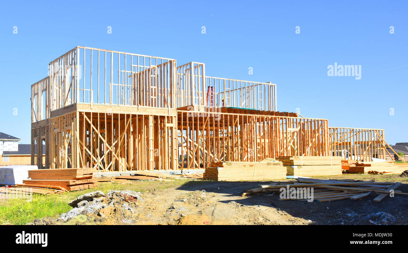 New Home construction Stock Photo - Alamy