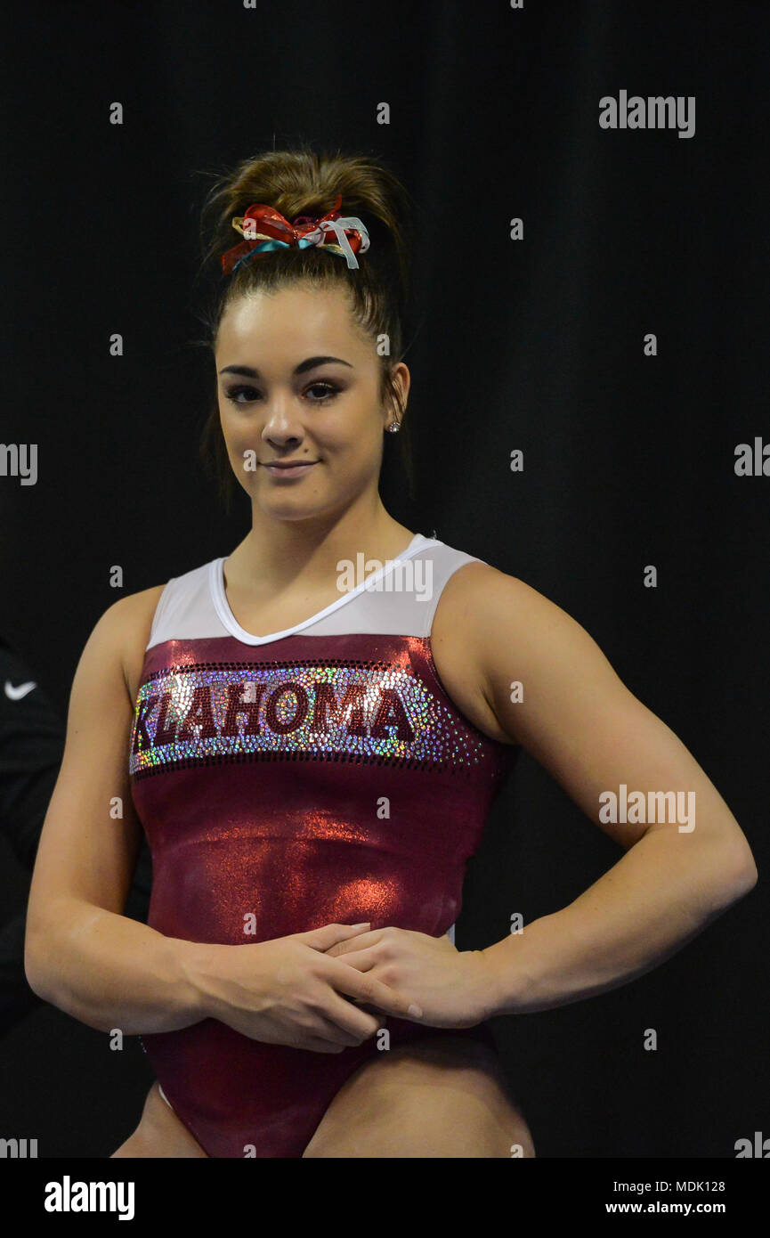 St. Louis, Missouri, USA. 19th Apr, 2018. MAGGIE NICHOLS, from the ...