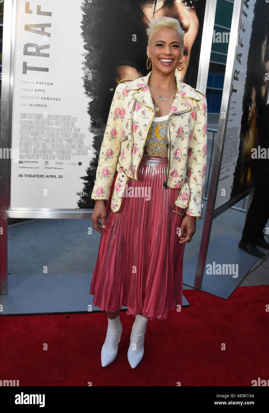 Los Angeles, USA. 19th Apr, 2018. Actress Paula Patton attends the Los ...