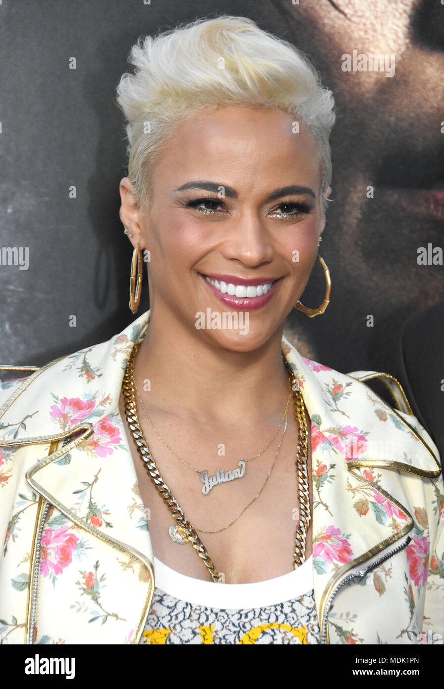 Los Angeles, USA. 19th Apr, 2018. Actress Paula Patton attends the Los ...