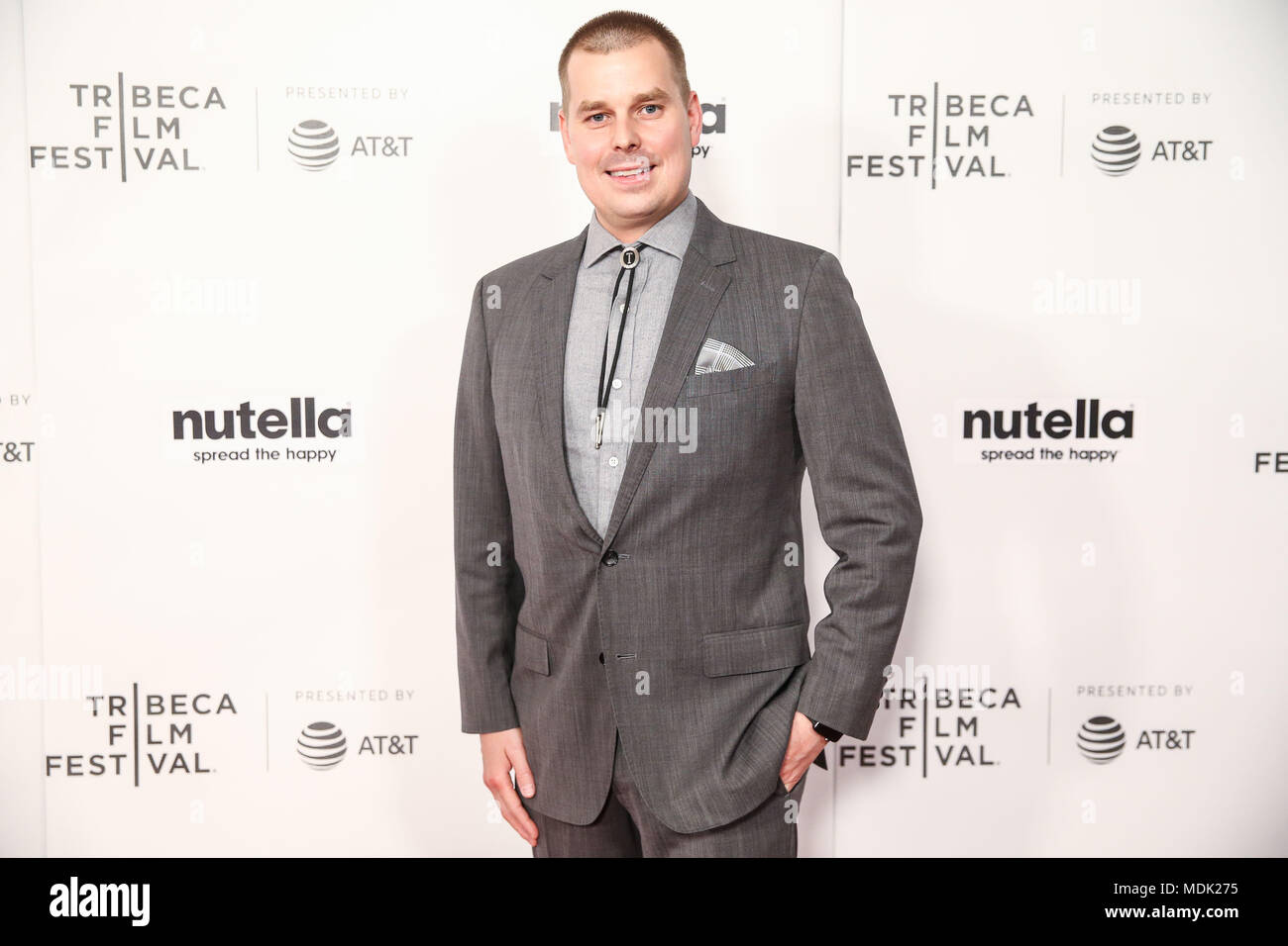 New York, NEW YORK, USA. 19th Apr, 2018. John Trefry producer of the ...
