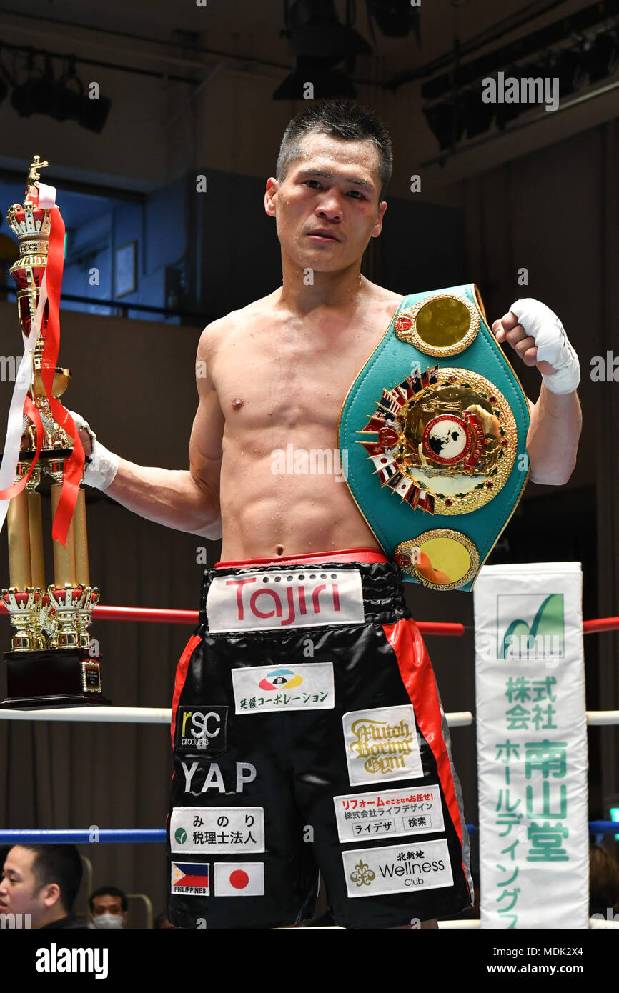 Tokyo, Japan. 4th Apr, 2018. Mark John Yap (PHI) Boxing : Mark John Yap ...