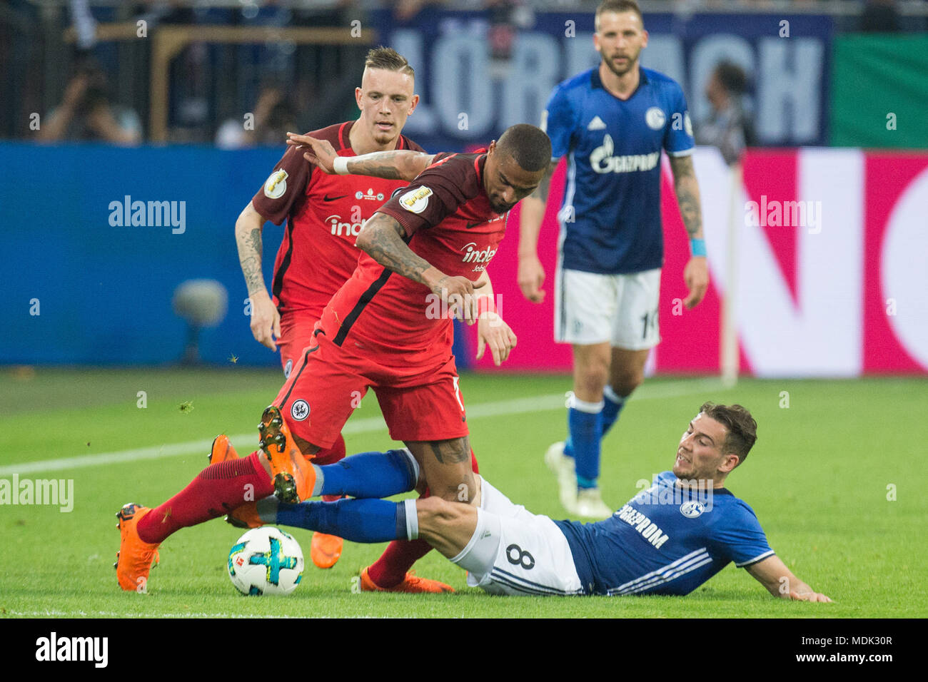 Kevin-Prince BOATENG (left, F) has to be replaced after injury with ...