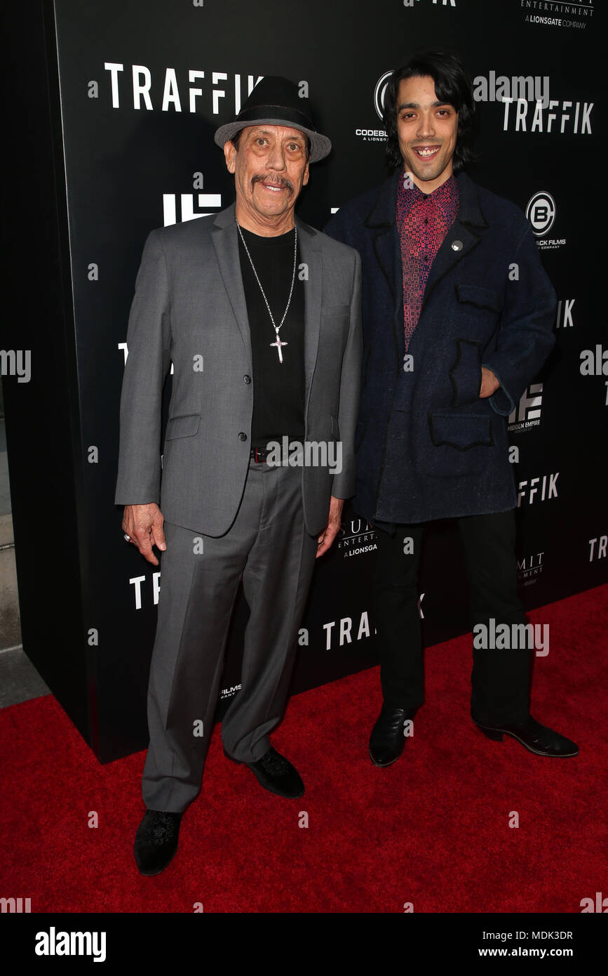 Hollywood, USA. 19th Apr, 2018. Danny Trejo, Gilbert Trejo, at The ...