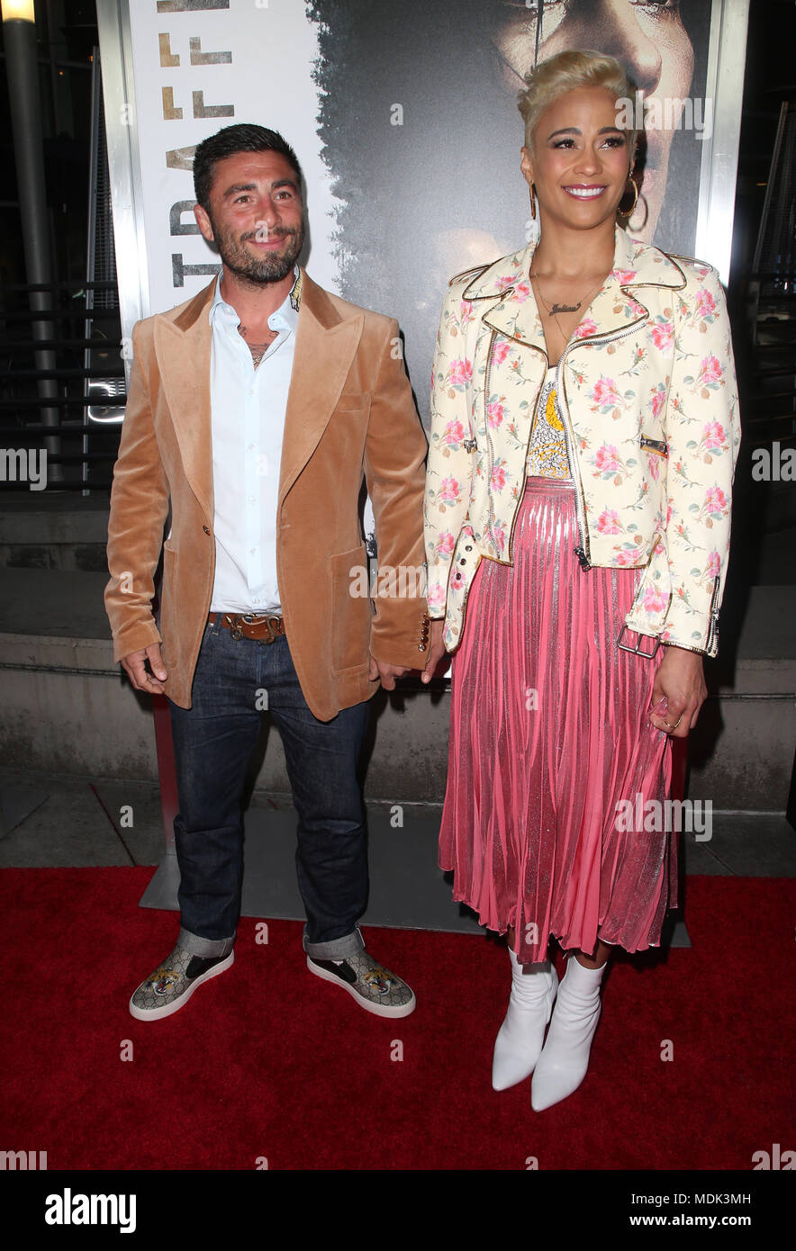 Hollywood, USA. 19th Apr, 2018. Zachary Quittman, Paula Patton, at The ...