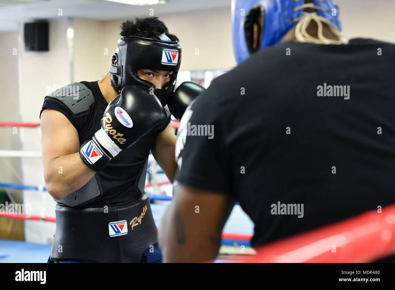 Tokyo, Japan. 19th Mar, 2018. (L-R) Ryota Murata, Joshua Conley Boxing ...