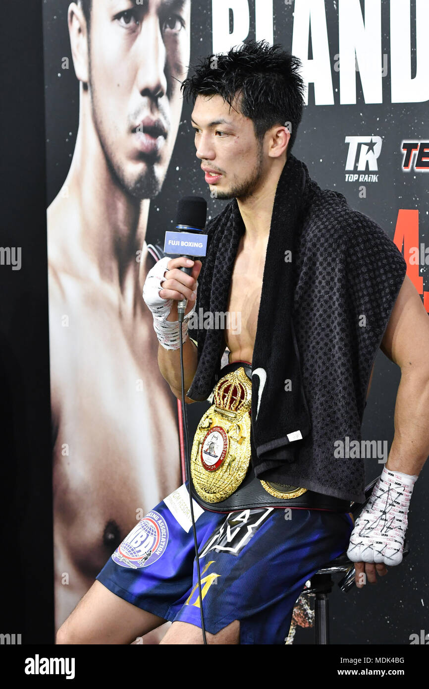 Kanagawa, Japan. 15th Apr, 2018. Ryota Murata (JPN) Boxing : Ryota ...