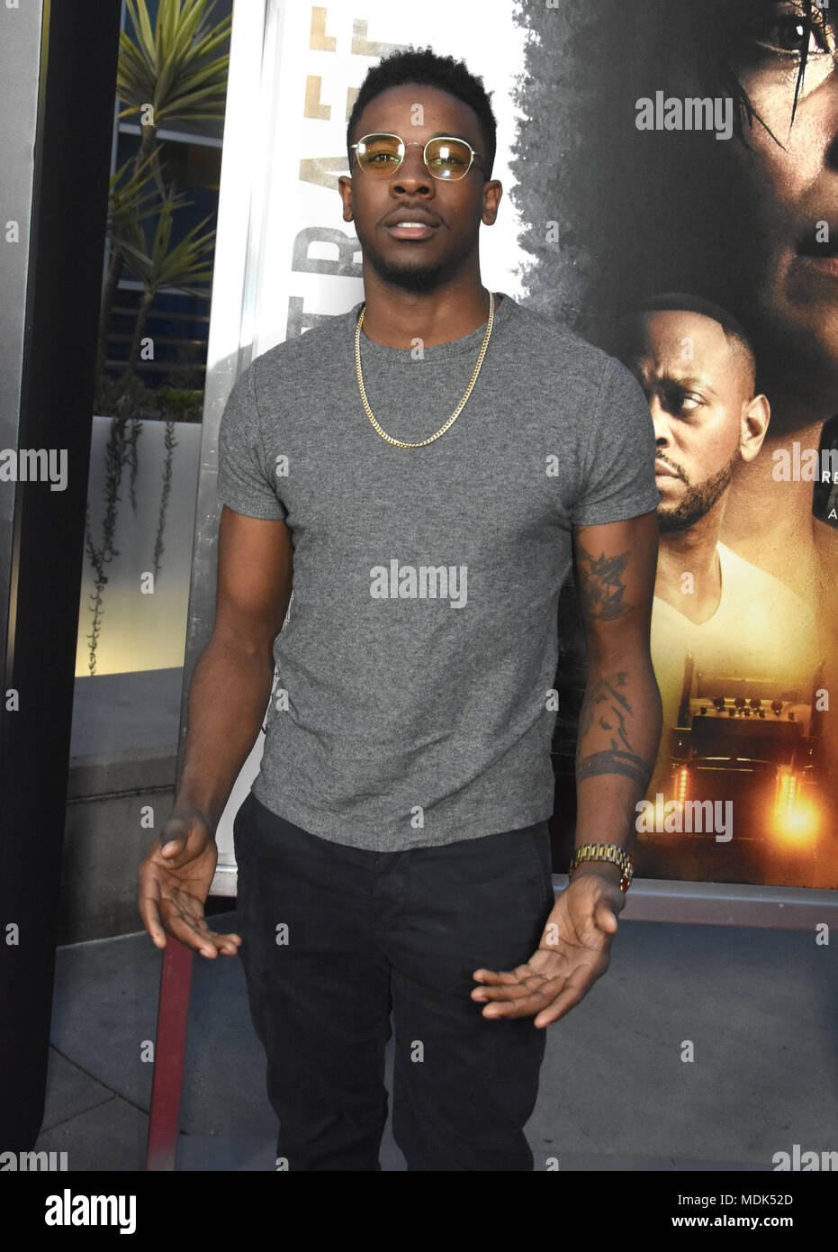 Los Angeles, USA. 19th Apr, 2018. Actor Rashad Scroggins attends the ...